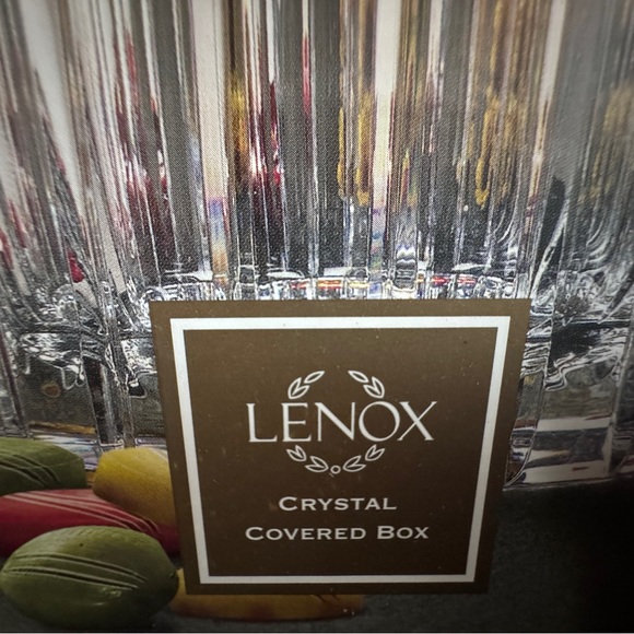 Lenox | Kitchen | Lenox Crystal Covered Boxglass 7 Candy ...